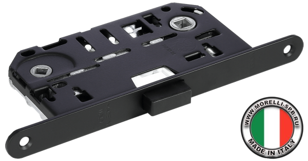 PROFDOORS | Magnetic lock WC MORELLI Black - MORELLI M1895 AB Melns